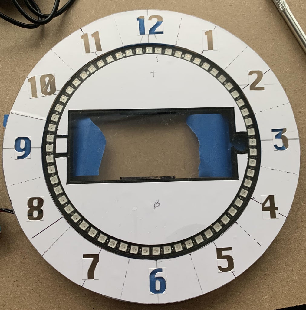 7 Segment Neopixel Clock With Countdown Timer 8 Steps With Pictures