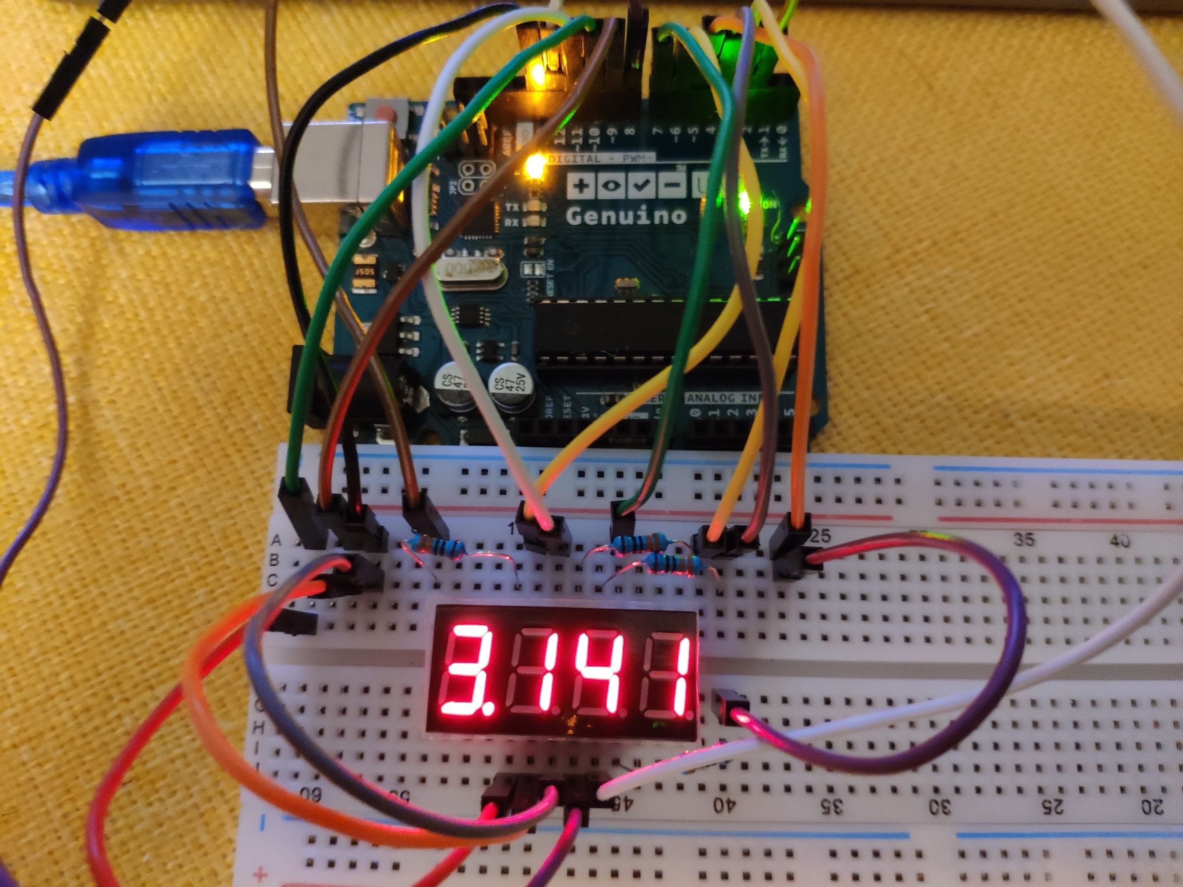 Using a 4 Digit & 7 Segment Display, With Arduino : 7 Steps - Instructables