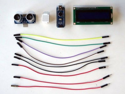 Arduino Nano: Ultrasonic Ranger(Ping) Distance I2C 2 X 16 LCD Display With Visuino : 11 Steps ...