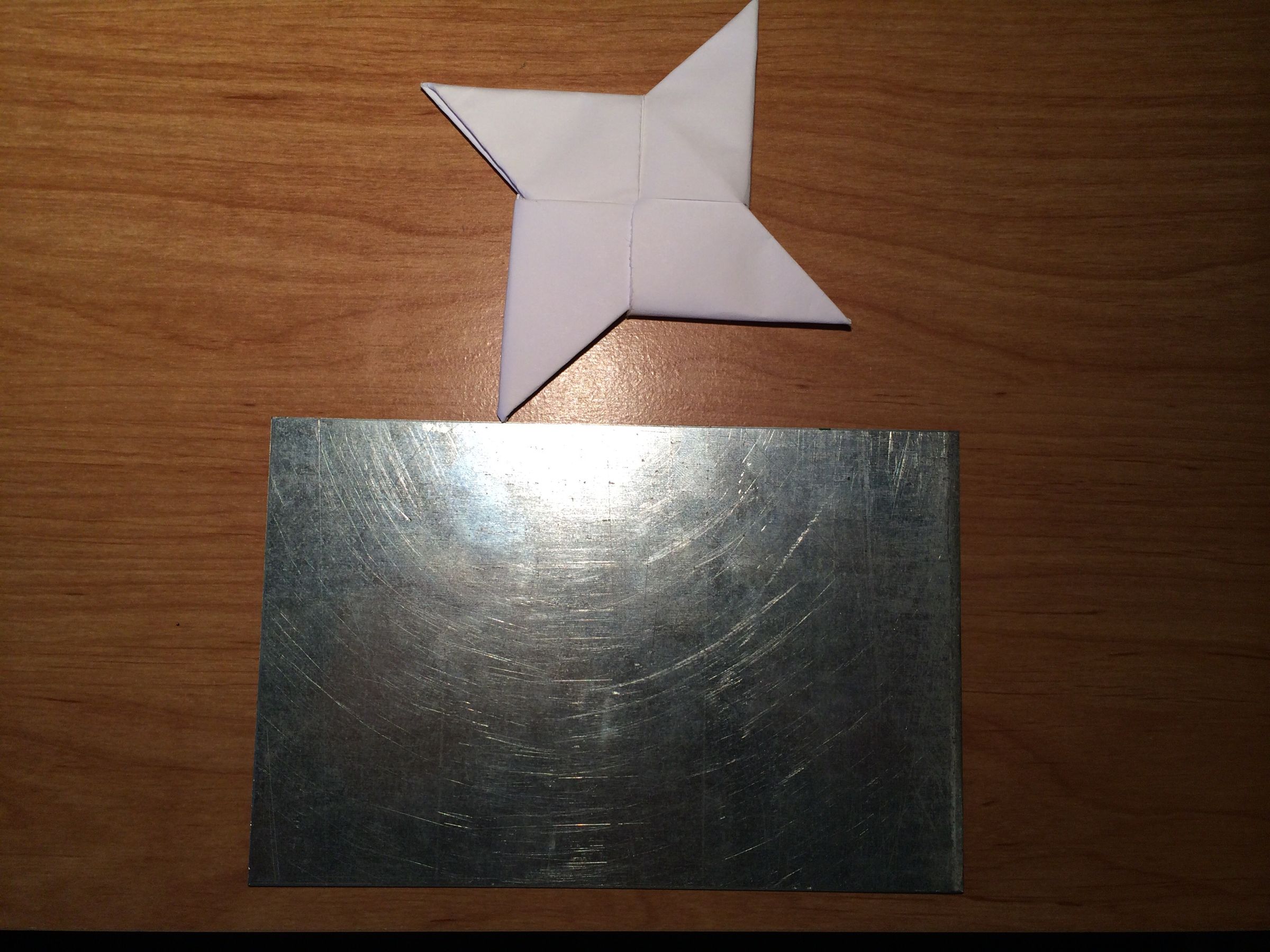 Easy Paper/Metal Ninja Star : 10 Steps - Instructables