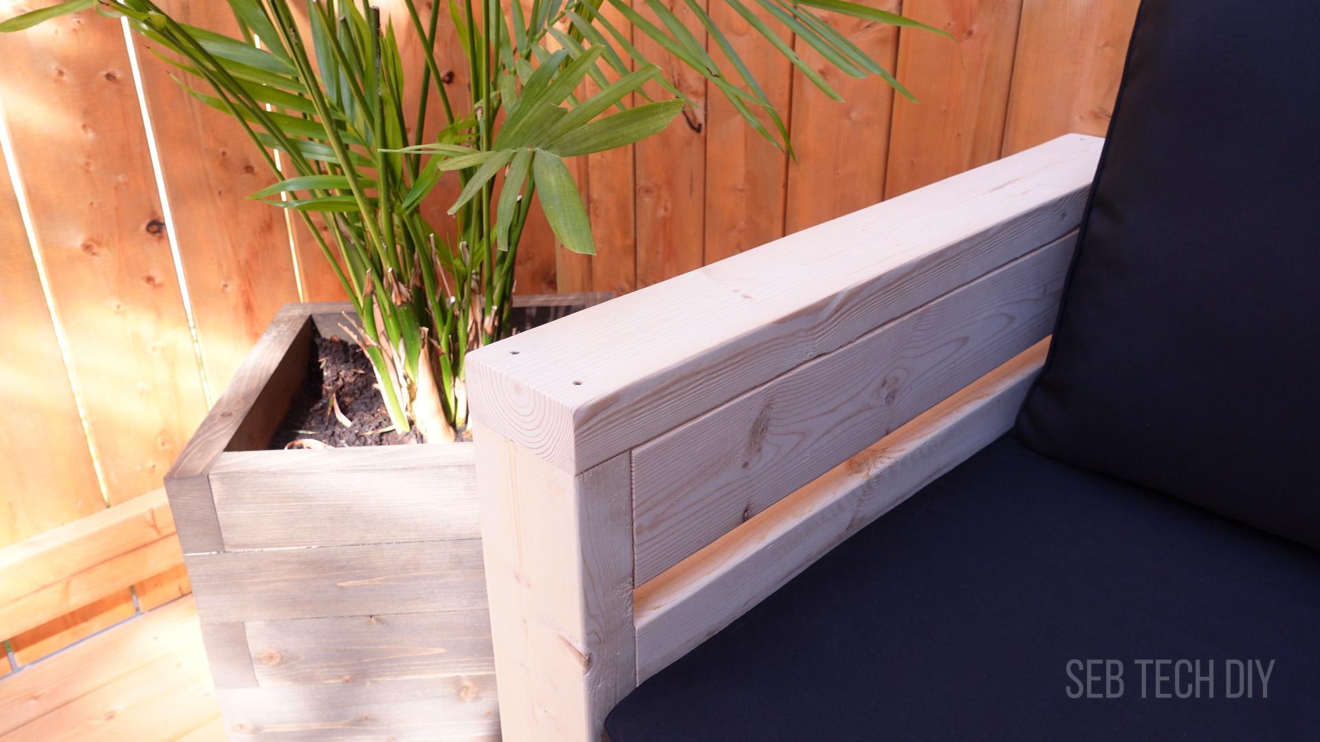 Easy Outdoor Sofa From 2x4s and Two Power Tools! : 12 Steps (with ...