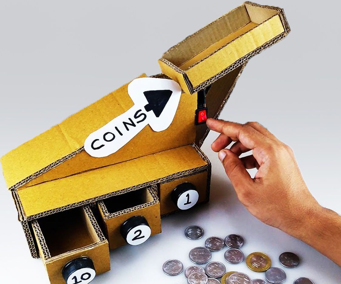 DIY Coin Sorting Machine / Self Sorting Coin Bank : 19 Steps ...