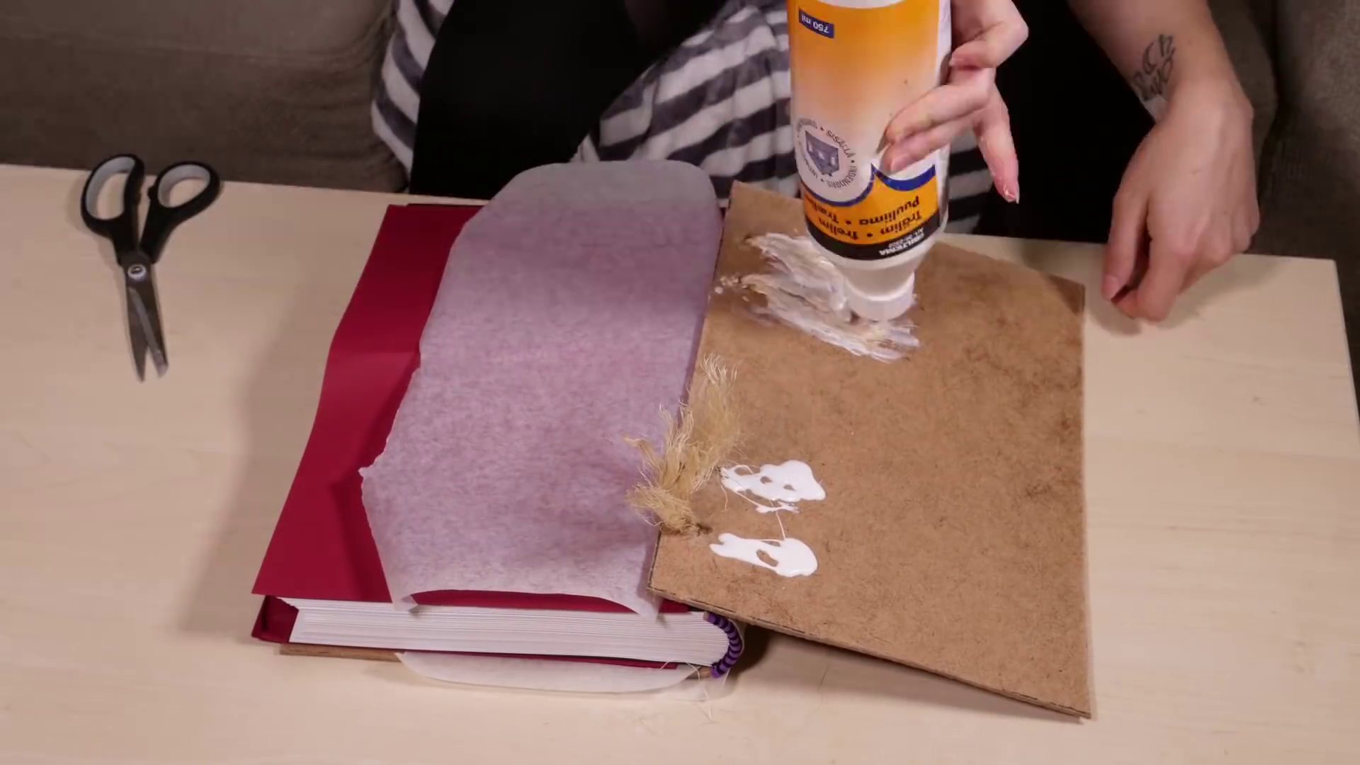 Black Magic Leather Grimoire - Bookbinding Tutorial : 17 Steps (with ...