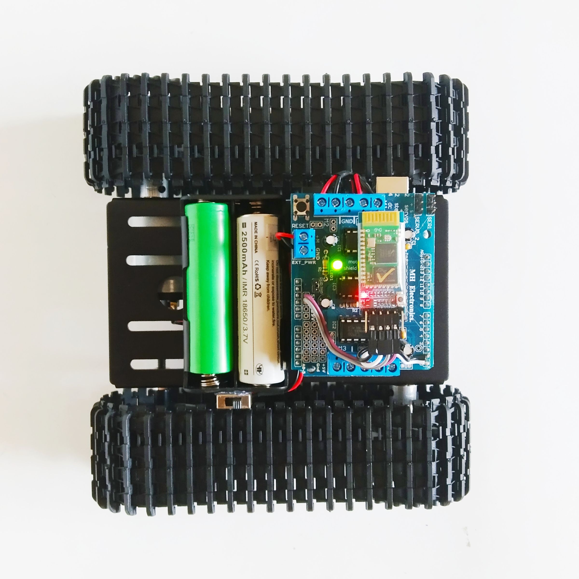 Arduino Robot Car Bluetooth Controlled and Programmed With Android ...