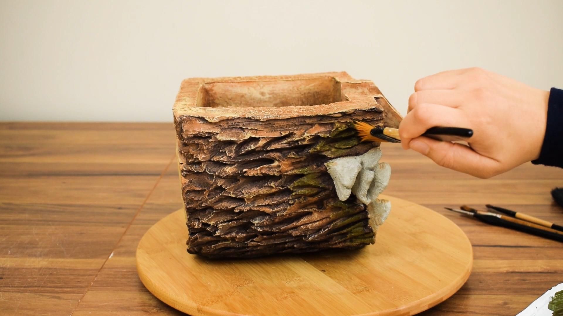 Concrete Tree Log Waterfall Fountain : 15 Steps (with Pictures ...