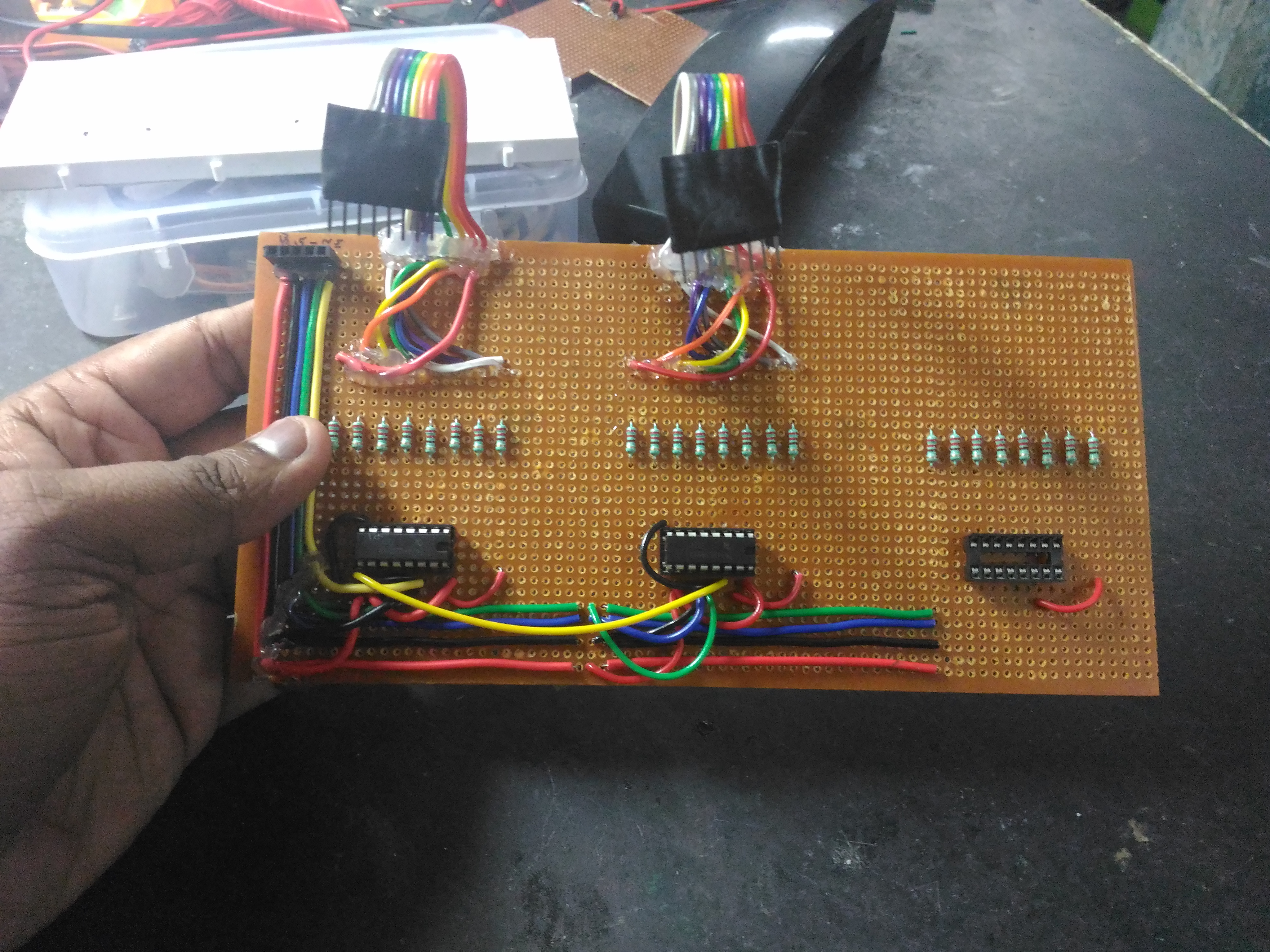 48 X 8 Scrolling LED Matrix Display Using Arduino and Shift Registers ...