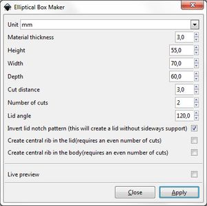 Generating Elliptical Boxes Using a Laser Cutter and Inkscape : 7 Steps ...
