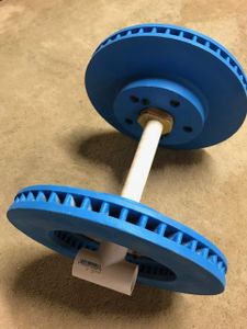 Brake Rotor Barbell and Dumbbell Set : 8 Steps (with Pictures ...