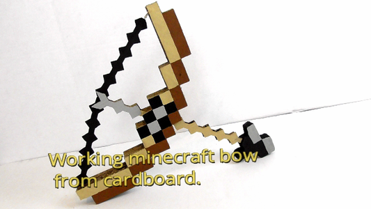 Minecraft Papercraft Bow And Arrow