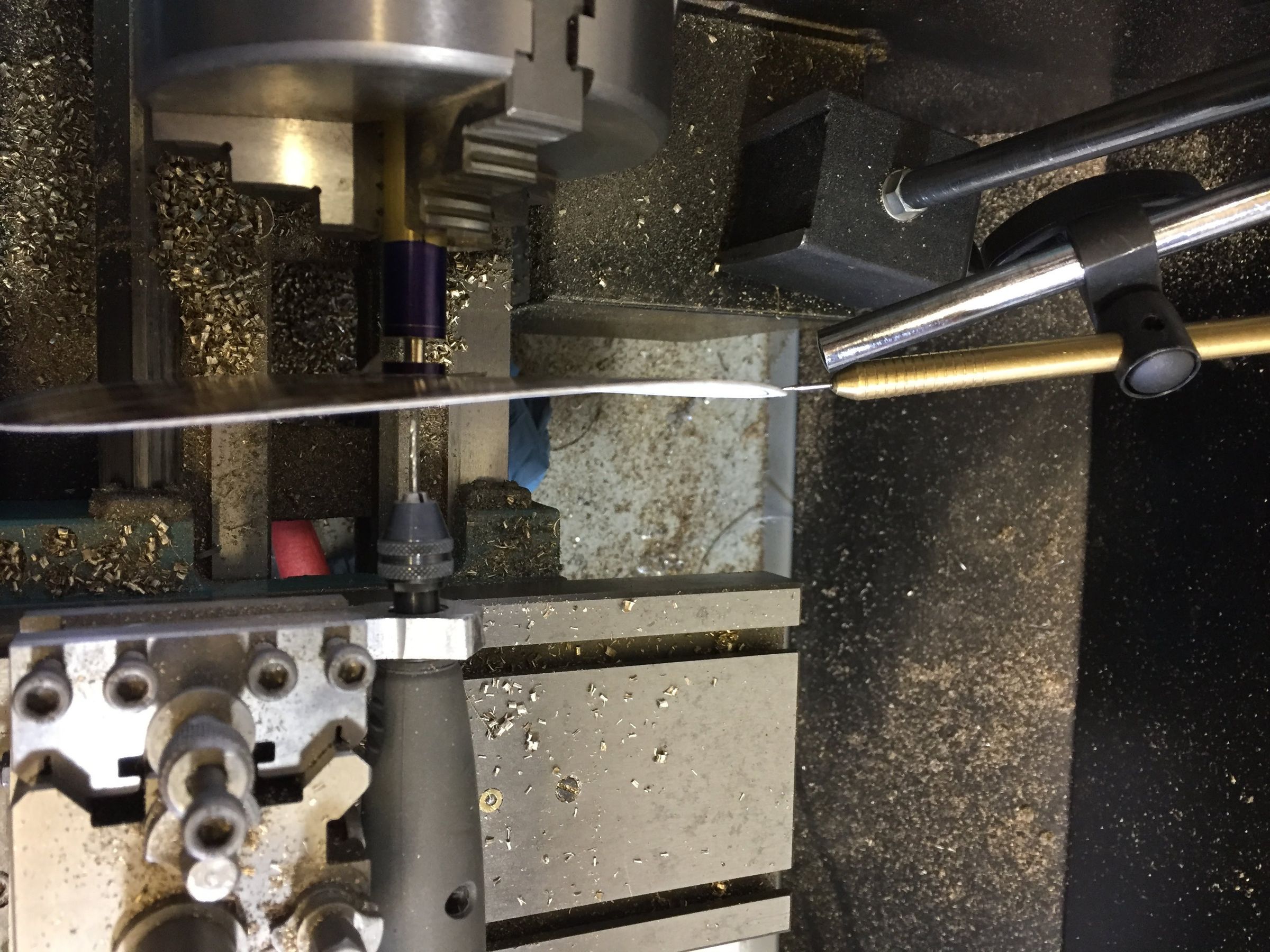 Making a Wall Hanging Brass Mechanical Alarm Clock in the Home Machine ...