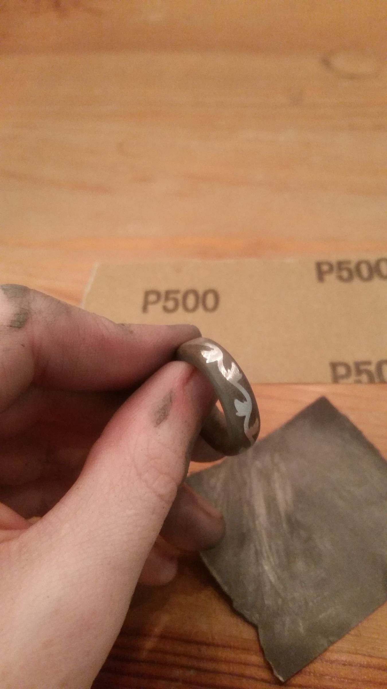 Cast Metal Inlay Into a Wooden Ring : 4 Steps (with Pictures ...