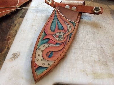 Tooled Leather Sheath : 10 Steps (with Pictures) - Instructables