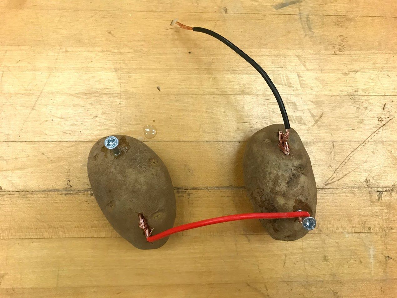Potato Battery: Understanding Chemical and Electrical Energy : 13 Steps ...