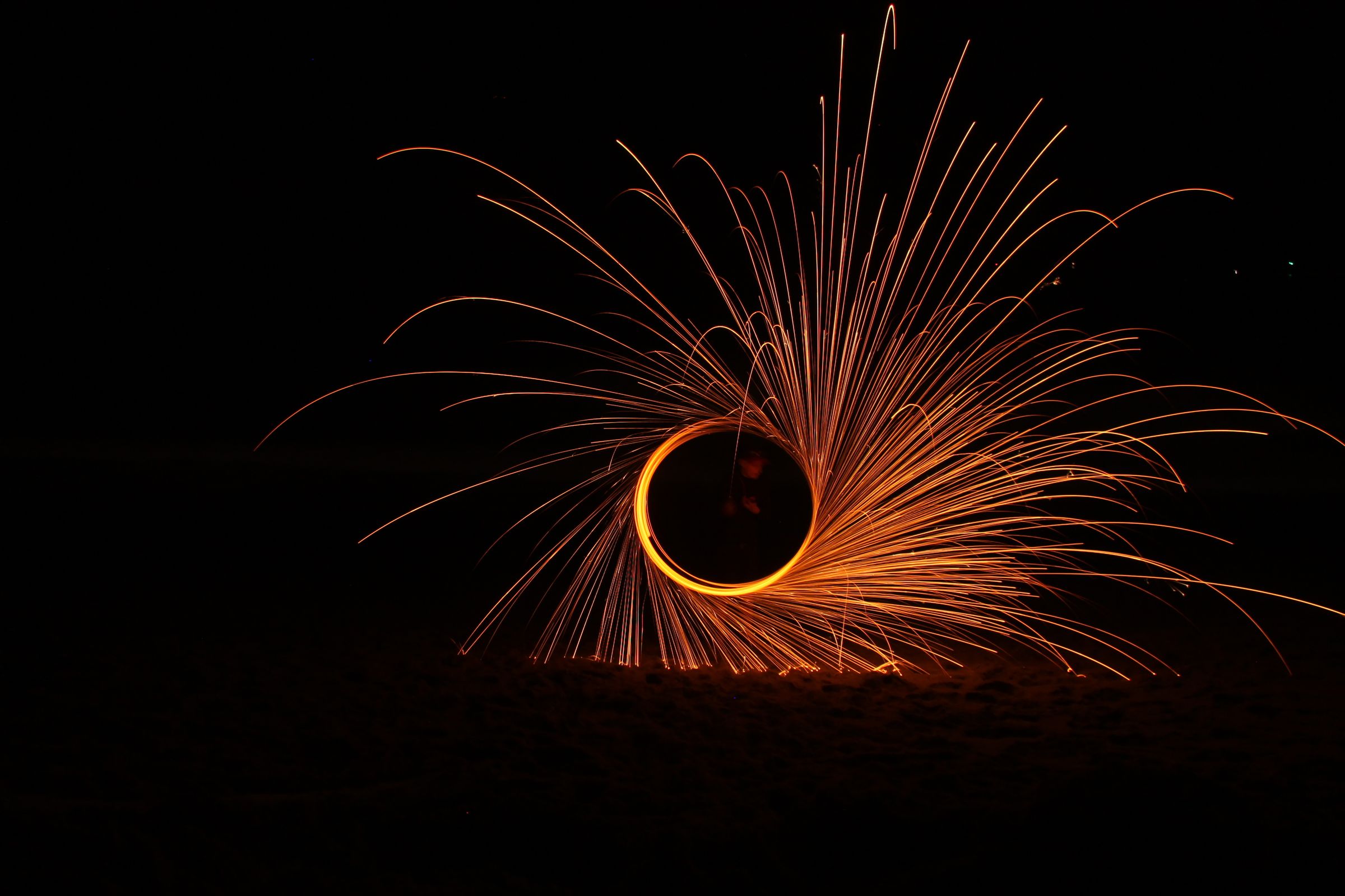 The Ring of Fire: a Cheap Steel Wool Pyrotechnic Display : 12 Steps ...