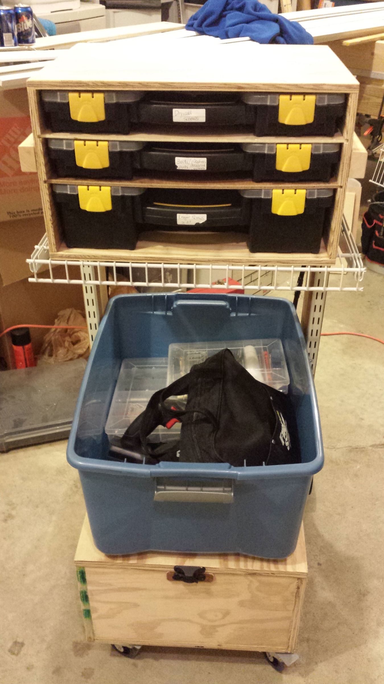 Mobile Toolbox and Work Station : 5 Steps - Instructables