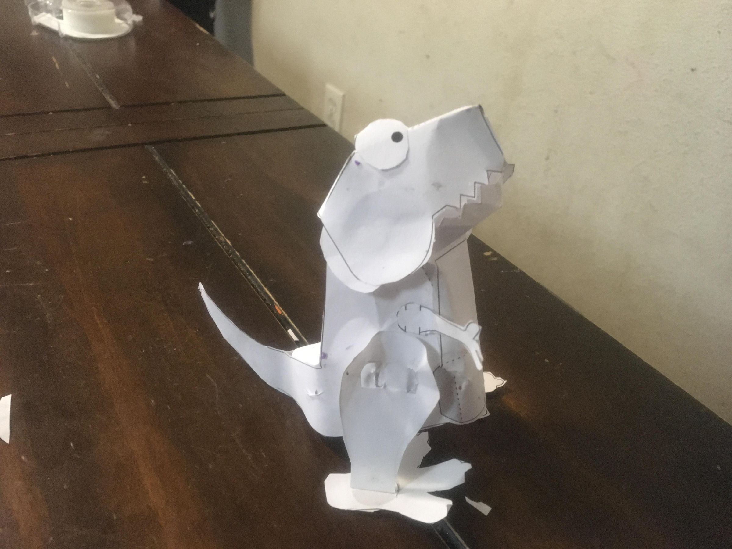 Poseable Paper T. Rex : 11 Steps (with Pictures) - Instructables