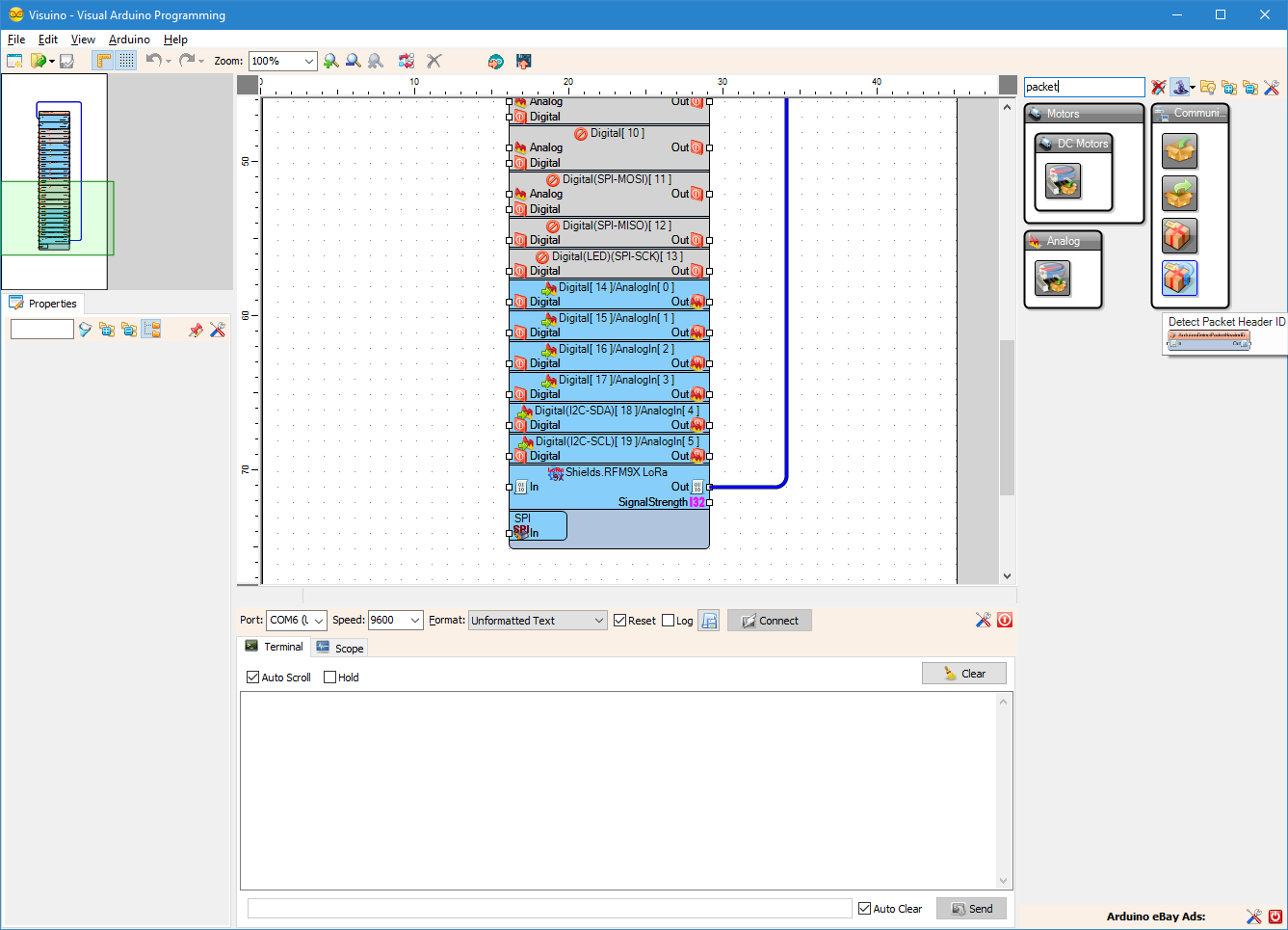 Arduino and Visuino: Long Distance Remote Light Sensor With RFM95W ...