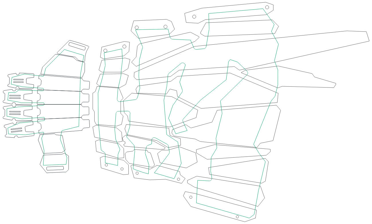Laser Cutting a Cool Science Fiction Gauntlet : 9 Steps (with Pictures ...