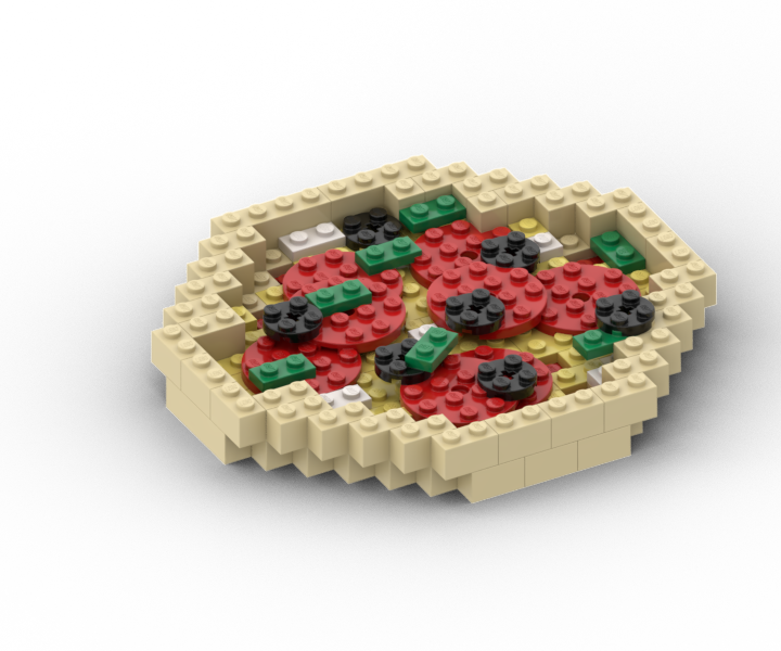 How to Build Lego Pizza - Stop Motion Cooking Prop : 20 Steps (with ...