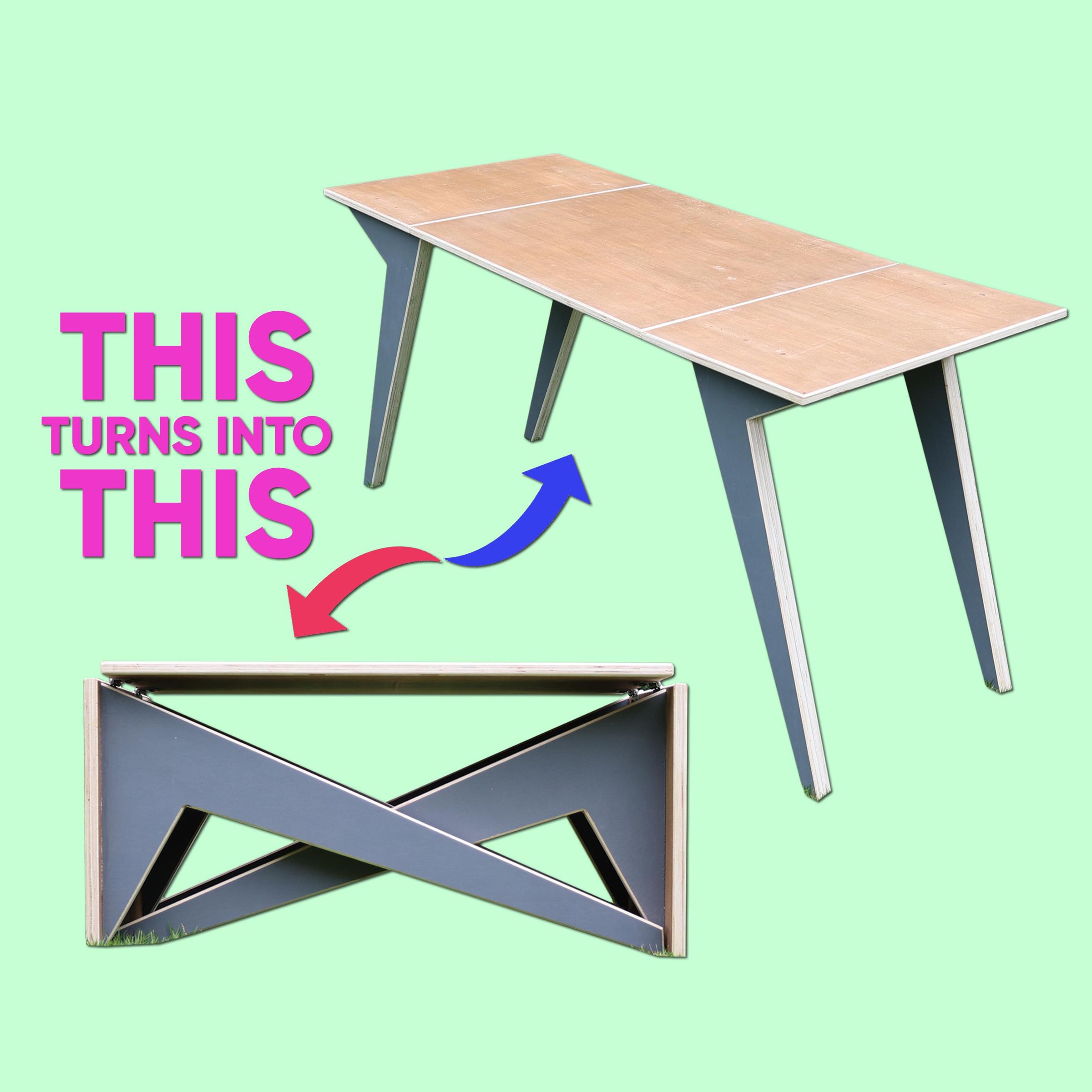 Convertible Plywood Coffee Table : 5 Steps (with Pictures) - Instructables