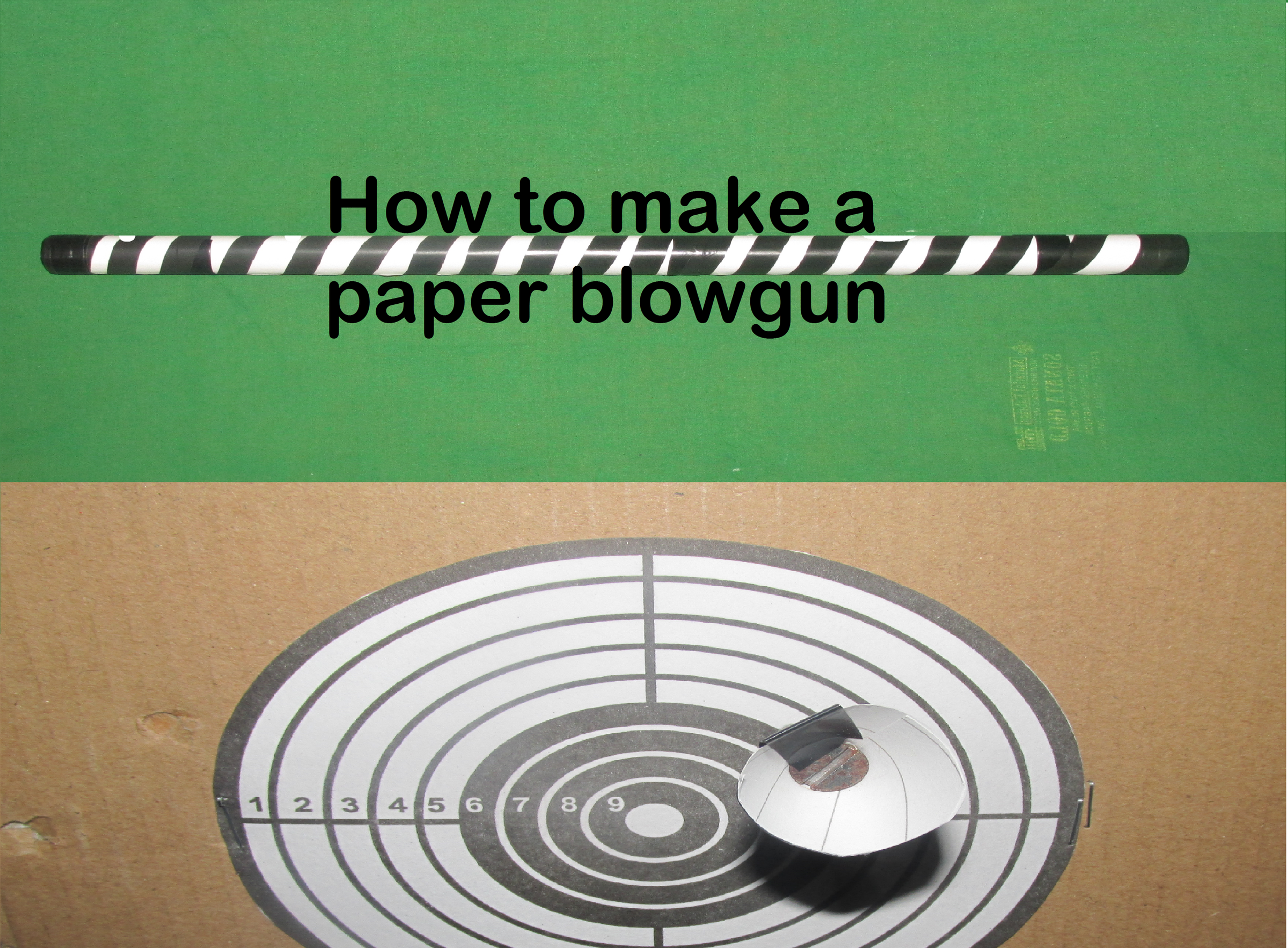 How to Make a Paper Blowgun : 4 Steps (with Pictures) - Instructables