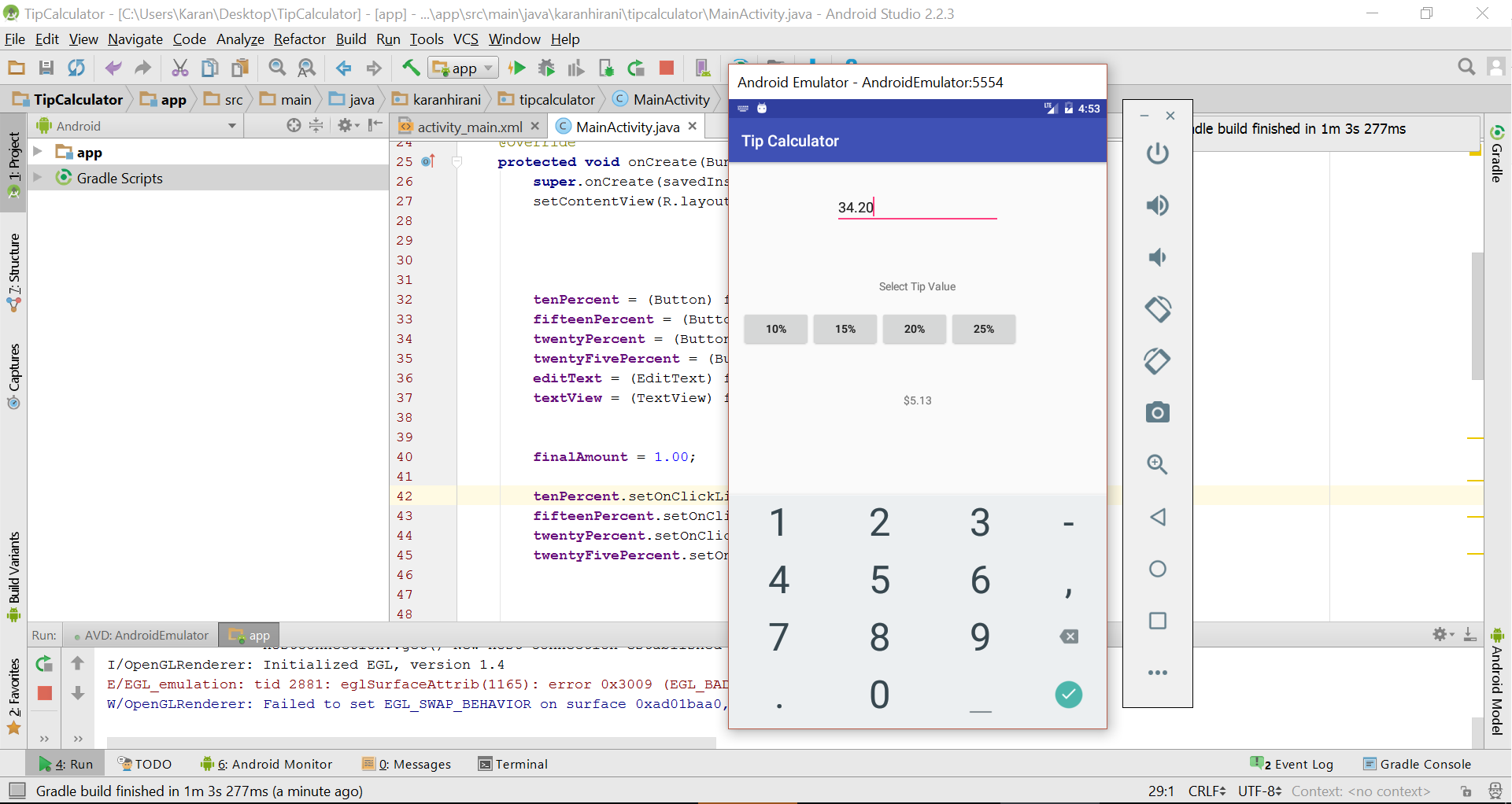 Android Tip Calculator : 15 Steps - Instructables