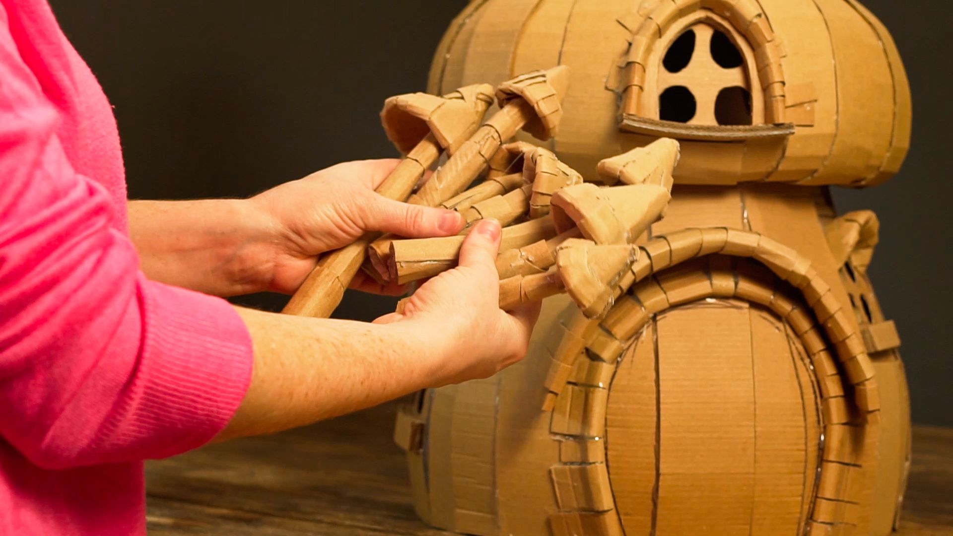 Mushroom House Using Cardboard : 6 Steps (with Pictures) - Instructables