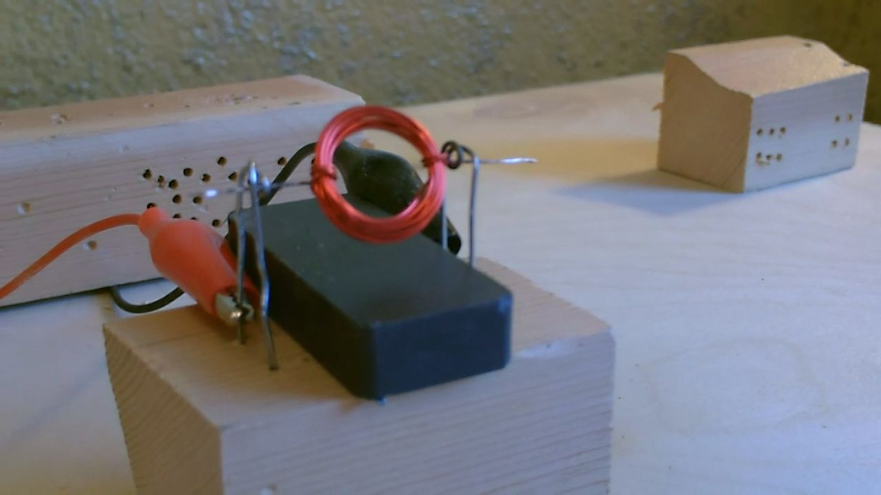 Homemade DC Motor! - How to Make a Simple DC Motor! - Simple DIY ...