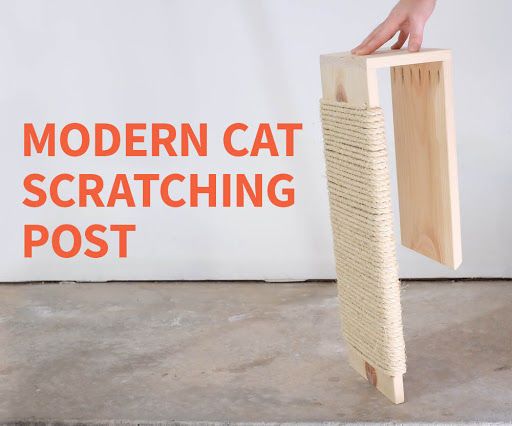 DIY Modern Cat Scratching Post : 8 Steps (with Pictures) - Instructables