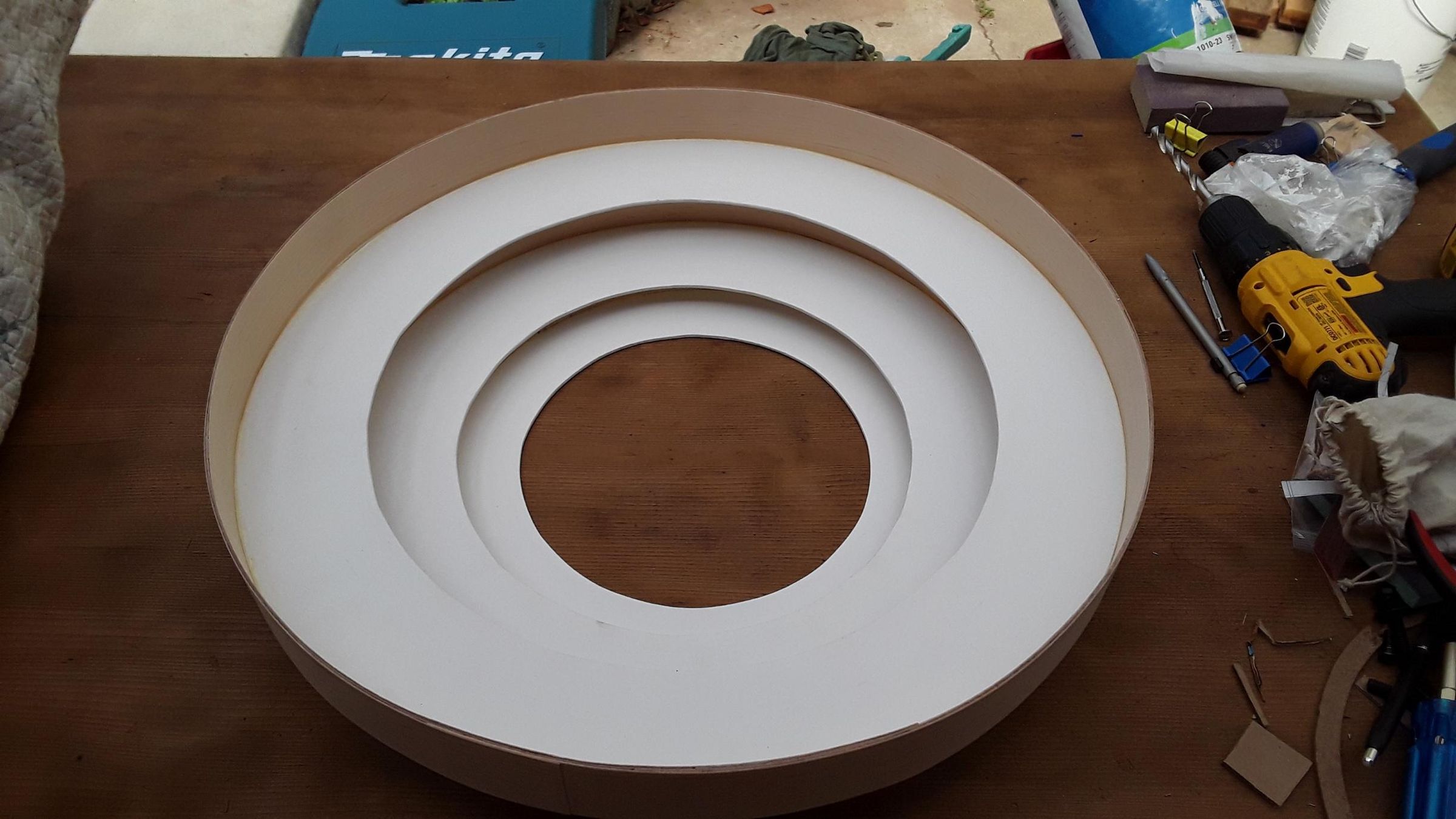 Compass Display Table With Indirect Lighting : 6 Steps (with Pictures ...