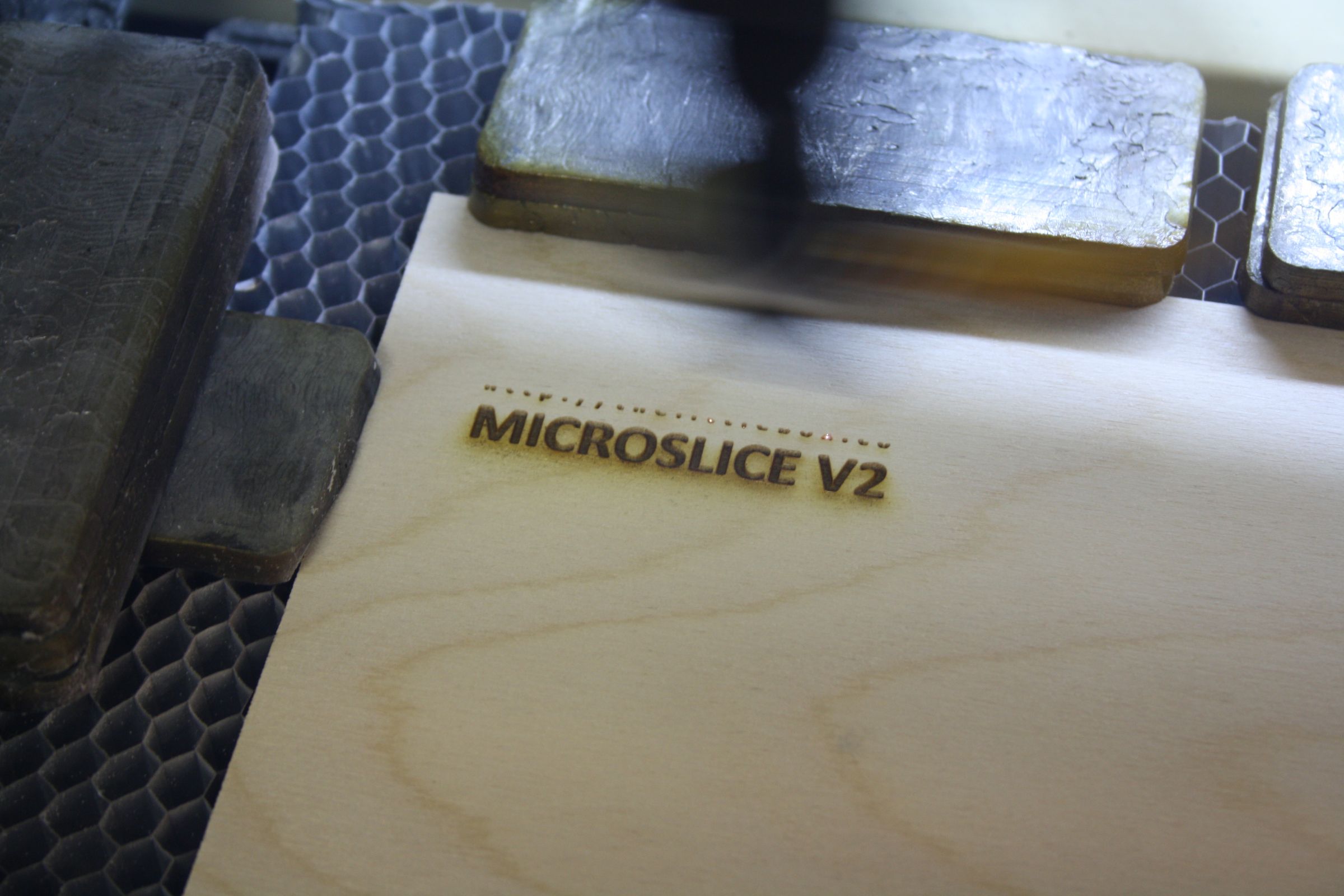The MicroSlice V2 Aurum | a Gold Mini Laser Cutter & Engraver. : 15 ...