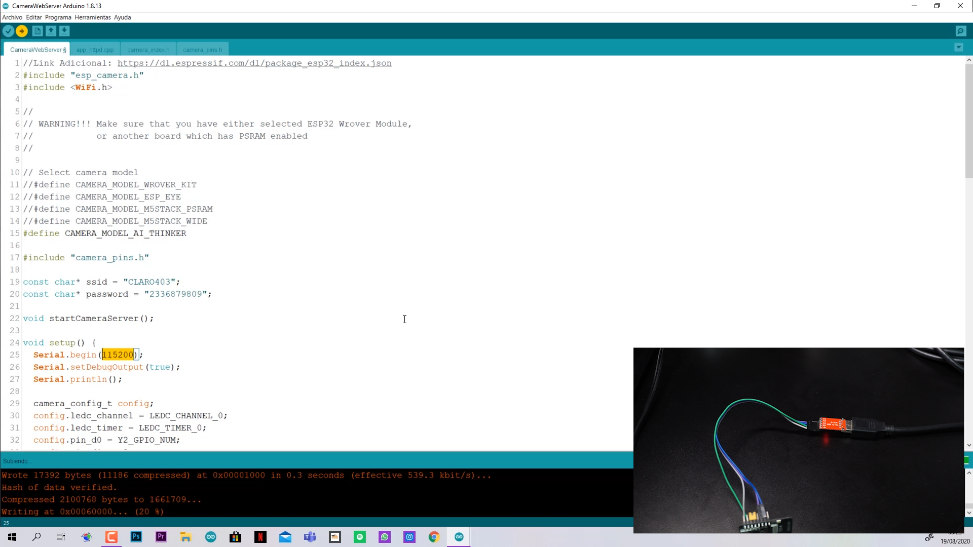 A Super Easy Security Camera With the ESP32 CAM : 7 Steps (with ...