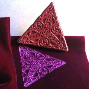 Emboss Velvet With Rubber Stamps and a Household Iron : 7 Steps (with ...