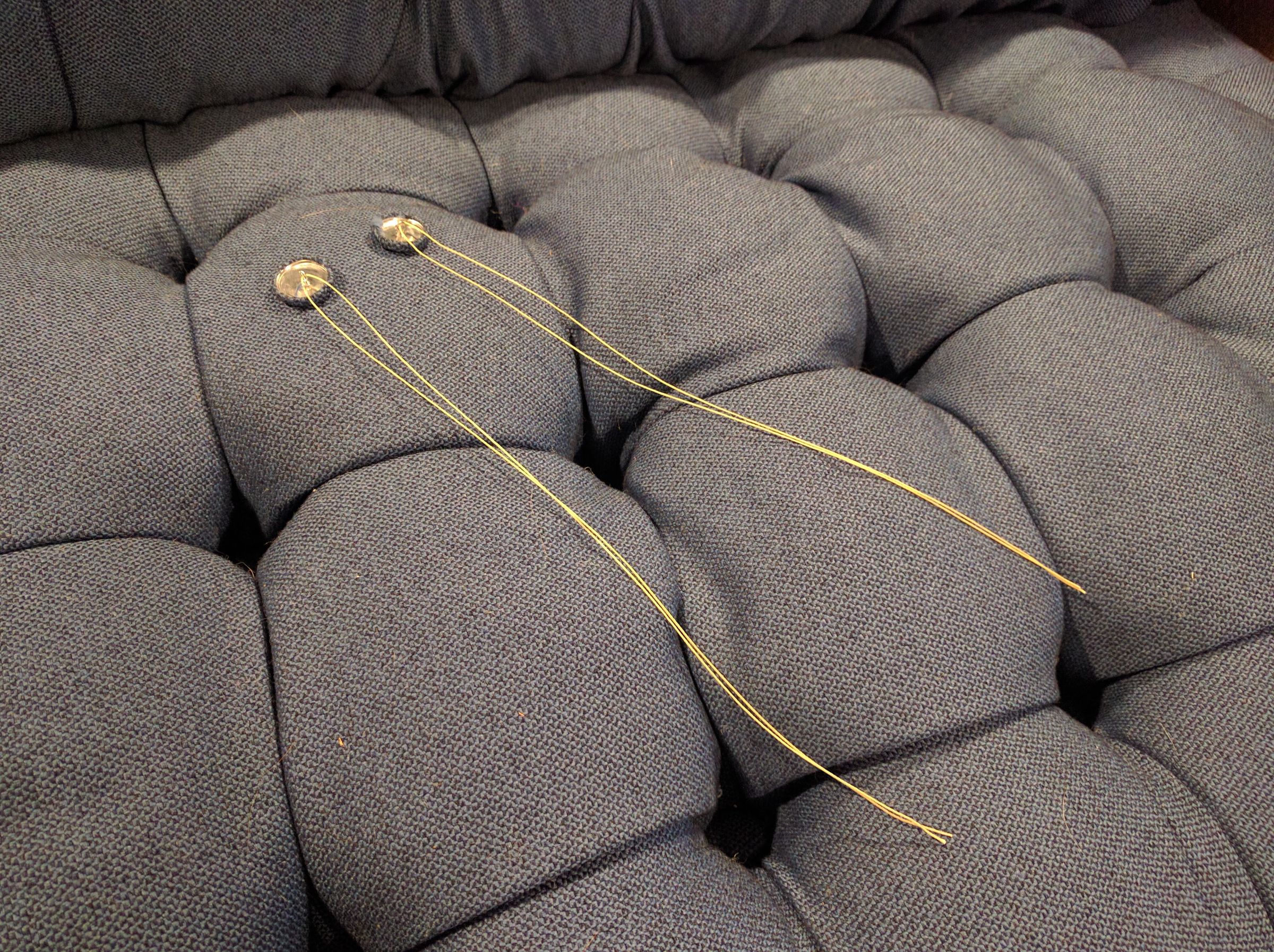 Sofa Reupholstery With Biscuit or Square Tufting : 9 Steps (with ...