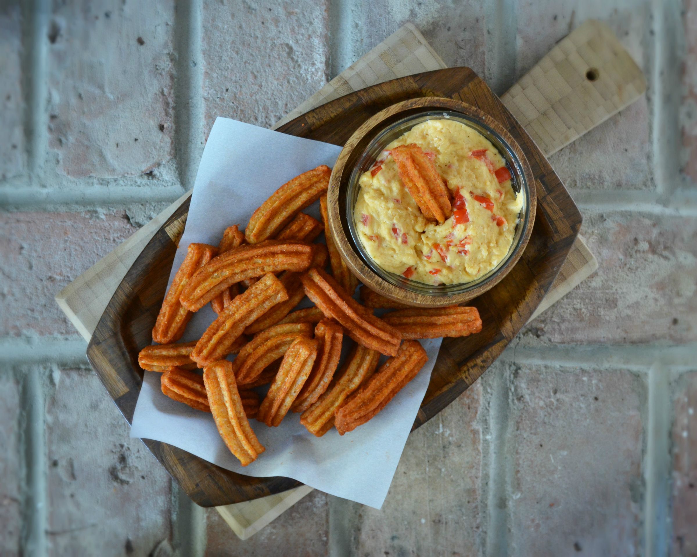 Nacho Cheese Churros With Cheese Dip : 5 Steps (with Pictures ...