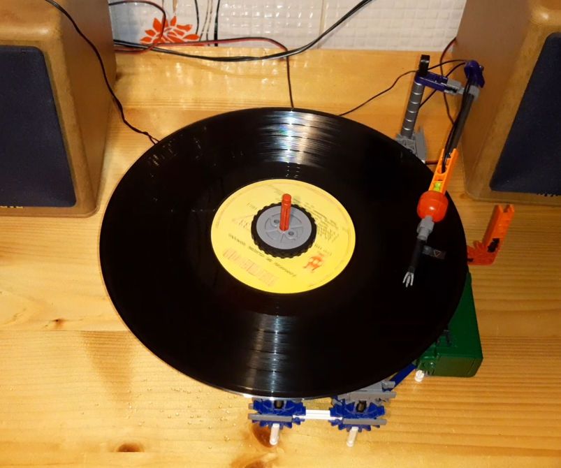 K'NEX VINYL PLAYER : 3 Steps - Instructables
