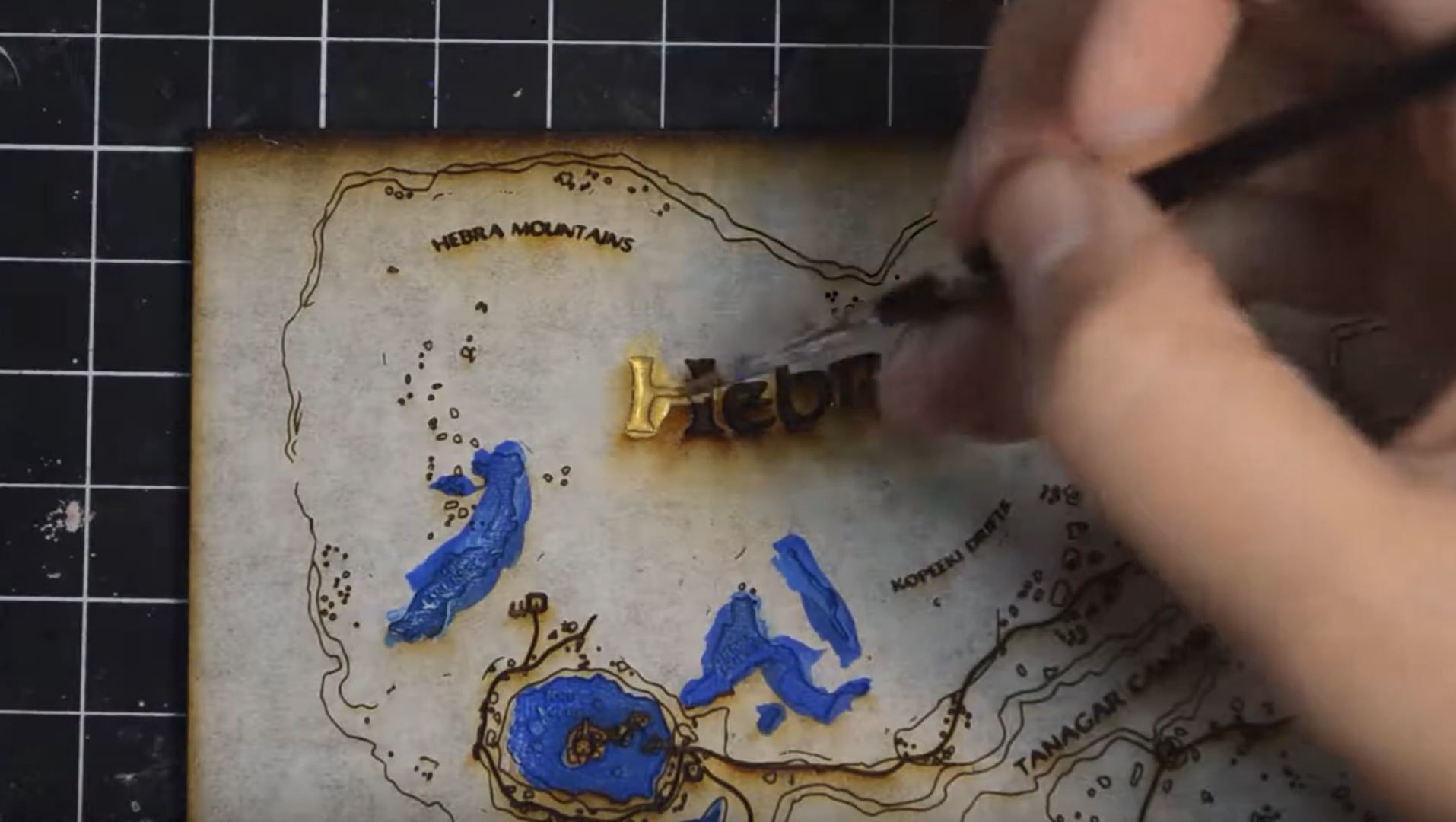 Multi-layer Map of Hyrule - Laser Engraved and Painted : 6 Steps (with ...