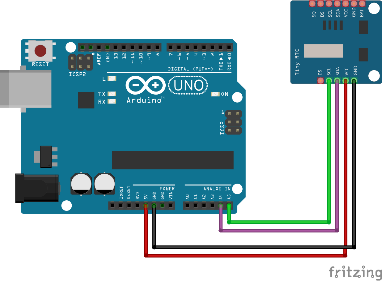 Arduino Real Time Clock Met Vier Grote 7-segment Displays : 7 Steps ...