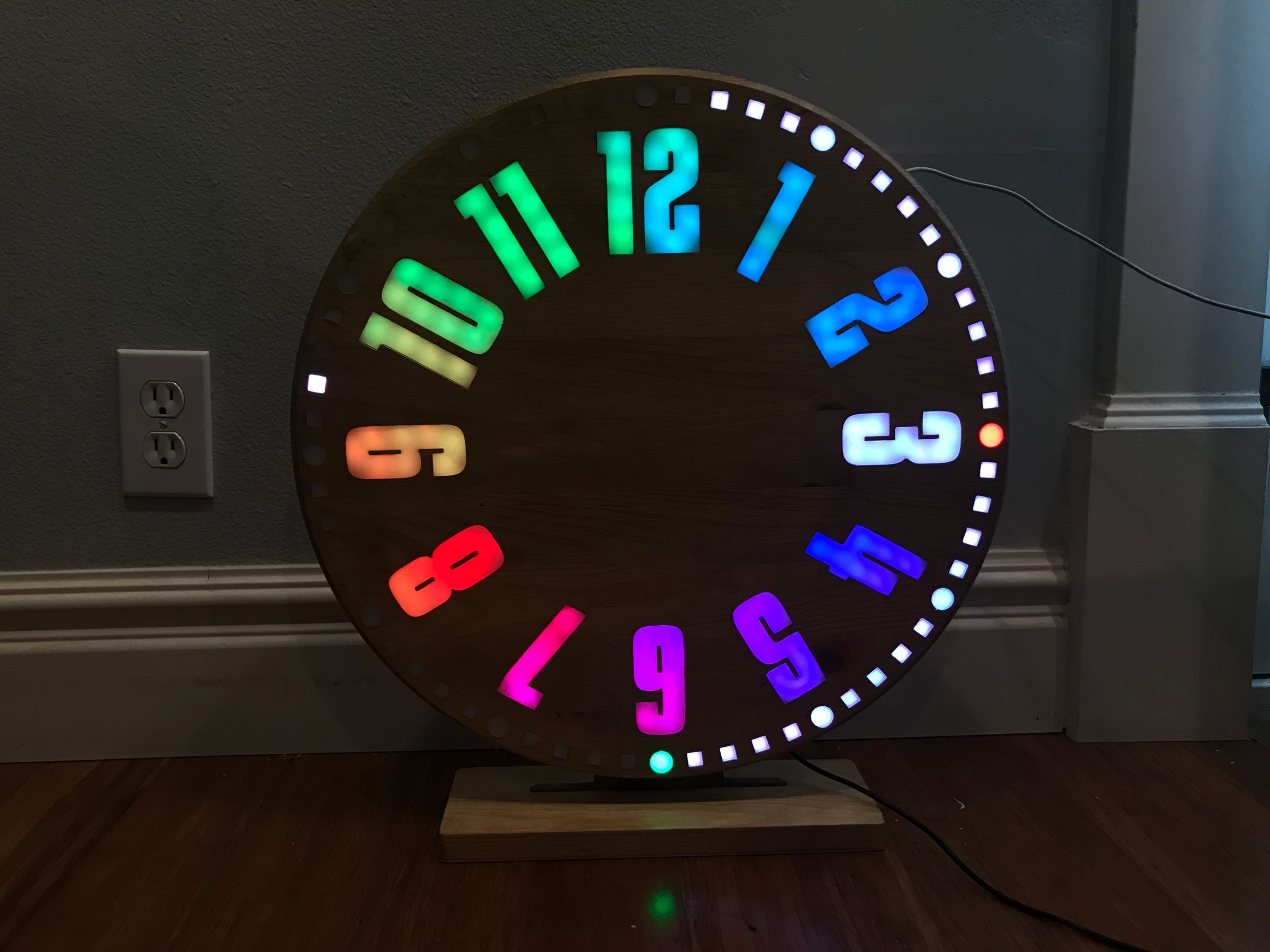 Web-Connected SMART LED Animation Clock With Web-based Control Panel ...