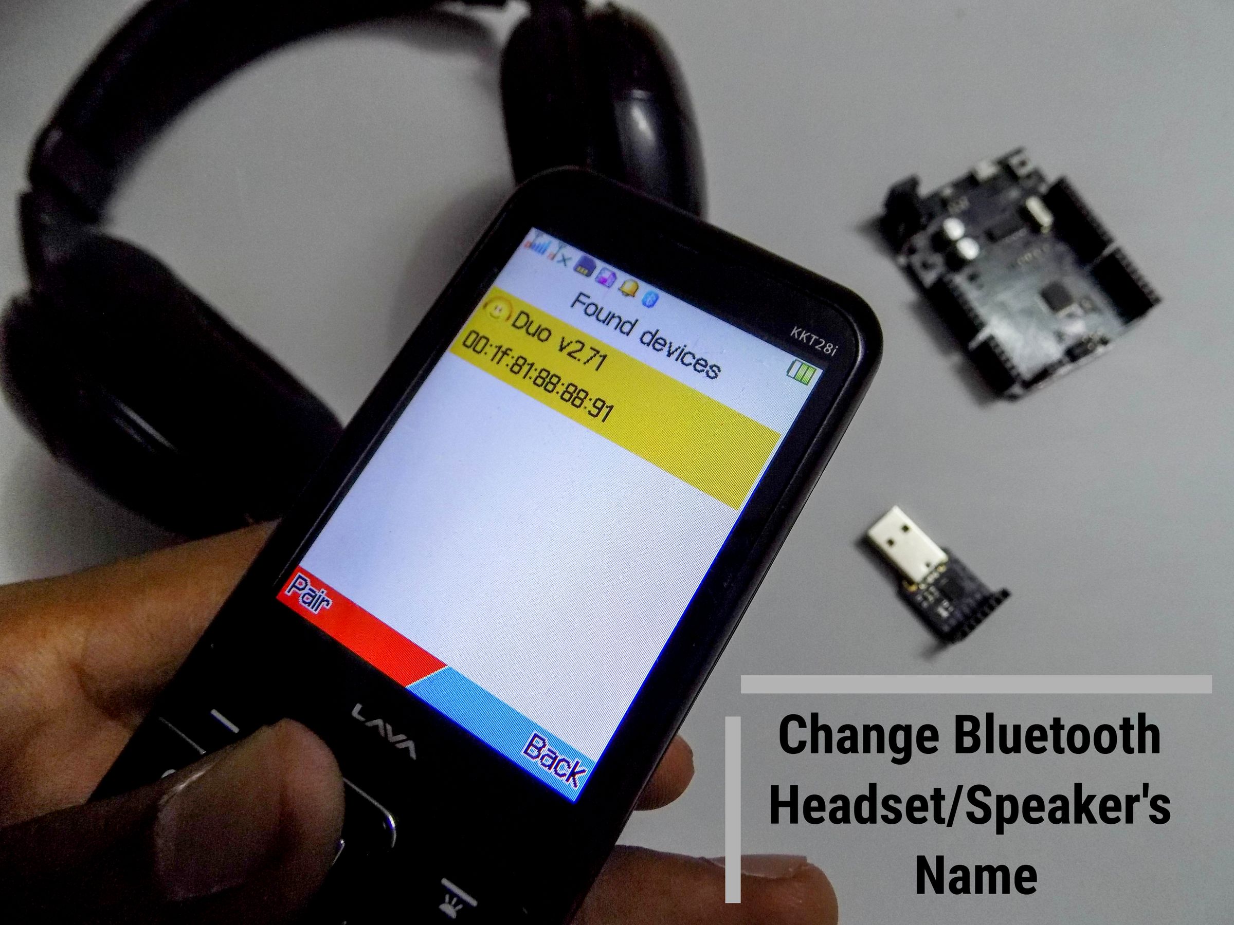 Change Bluetooth Headset/Speaker/Adapter's Name or Other Settings ...