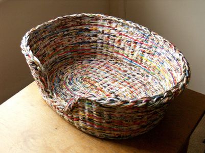 Weaving Baskets With Newspaper : 7 Steps (with Pictures) - Instructables