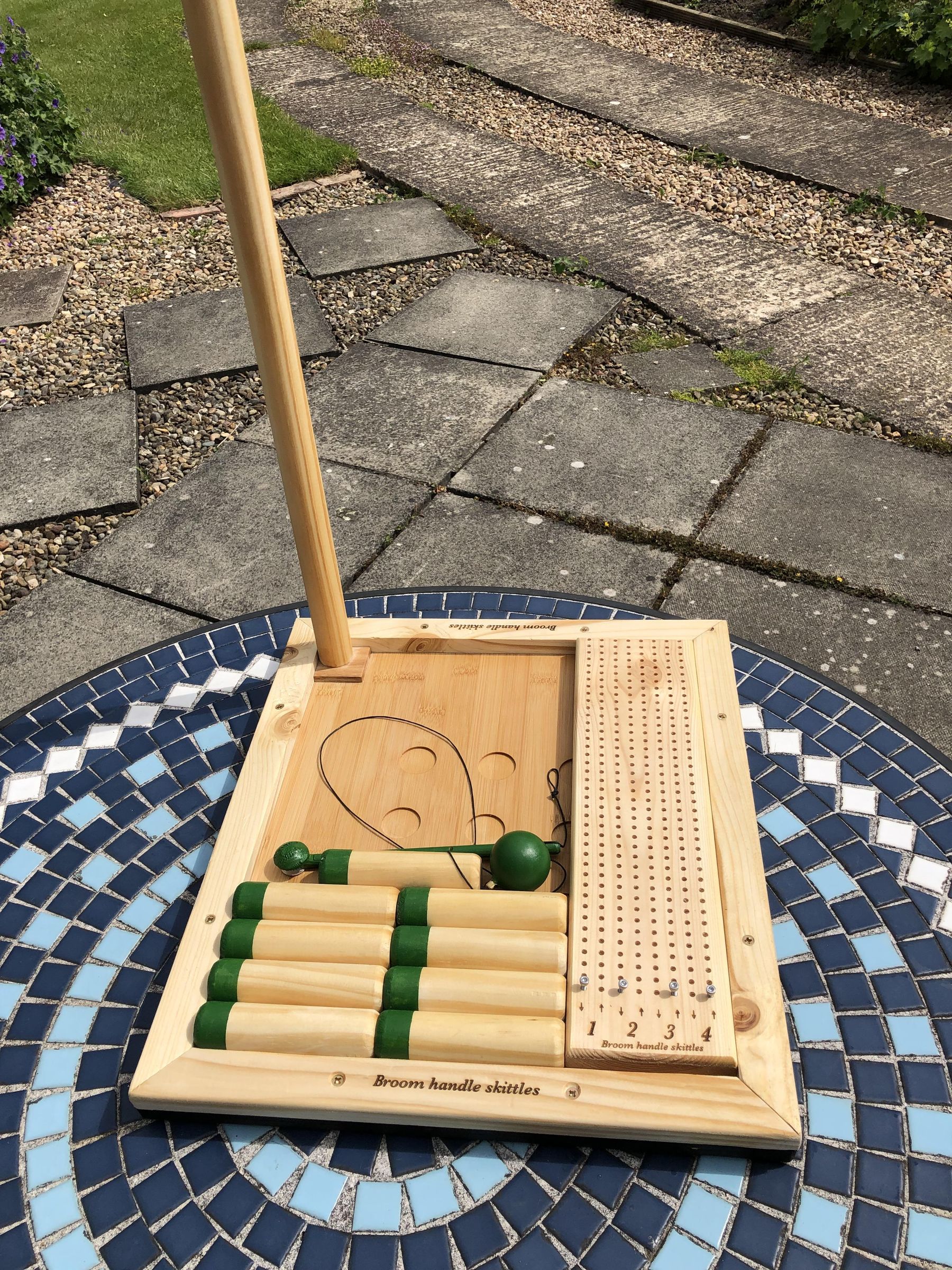 Broom Shaft Bar Skittles for the Garden : 5 Steps (with Pictures ...
