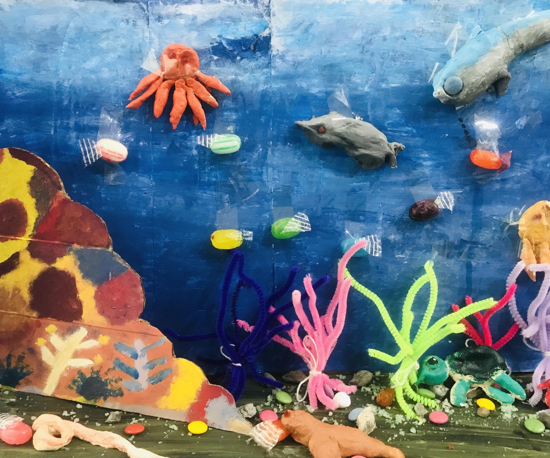 Marine Ecosystem Model With Candy! : 30 Steps - Instructables