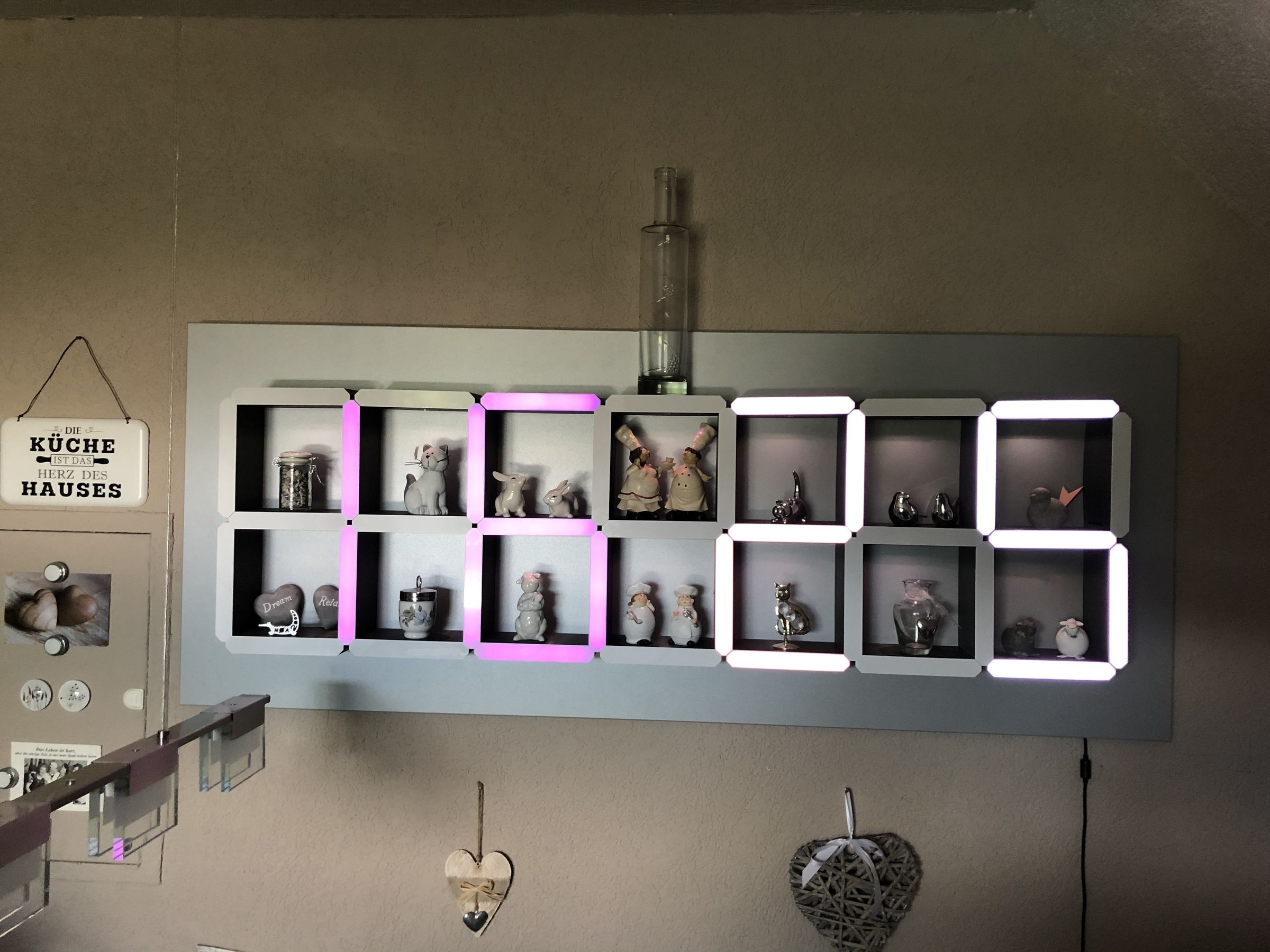 How to Build a Giant Hidden Shelf Edge Clock : 27 Steps (with Pictures ...