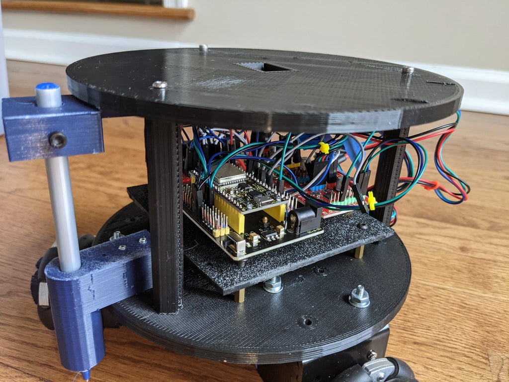 Omni Wheel Cnc Plotter V2 11 Steps With Pictures Instructables
