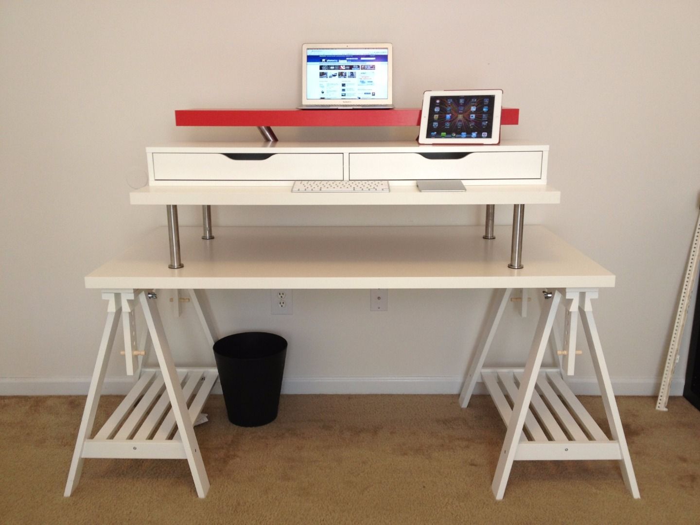 Iron Pipe Standing Desk : 5 Steps (with Pictures) - Instructables
