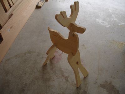 How-To: Build a Holiday Reindeer and Sleigh for $15 : 19 Steps (with ...