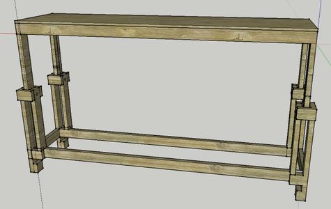 Build an Adjustable Stand Up Workbench : 7 Steps (with Pictures ...