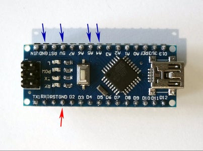 Arduino Nano: BMP180 Barometric Pressure and Temperature I2C 2 X 16 LCD ...
