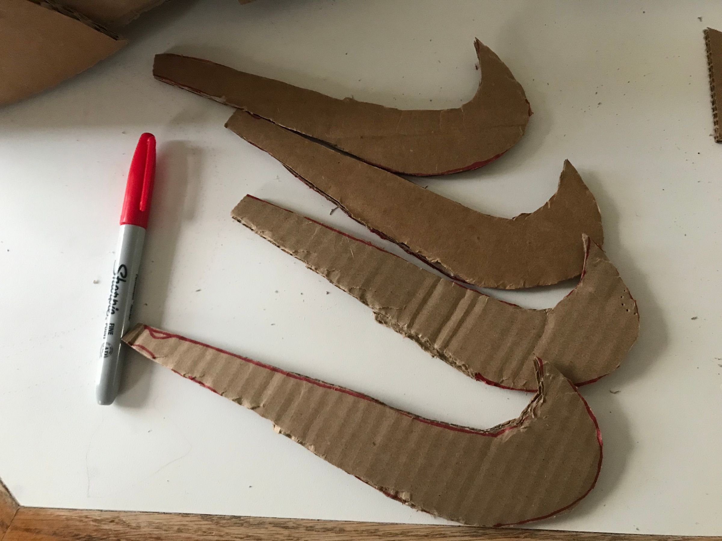 Cardboard Nike Craft Sneakers : 8 Steps - Instructables